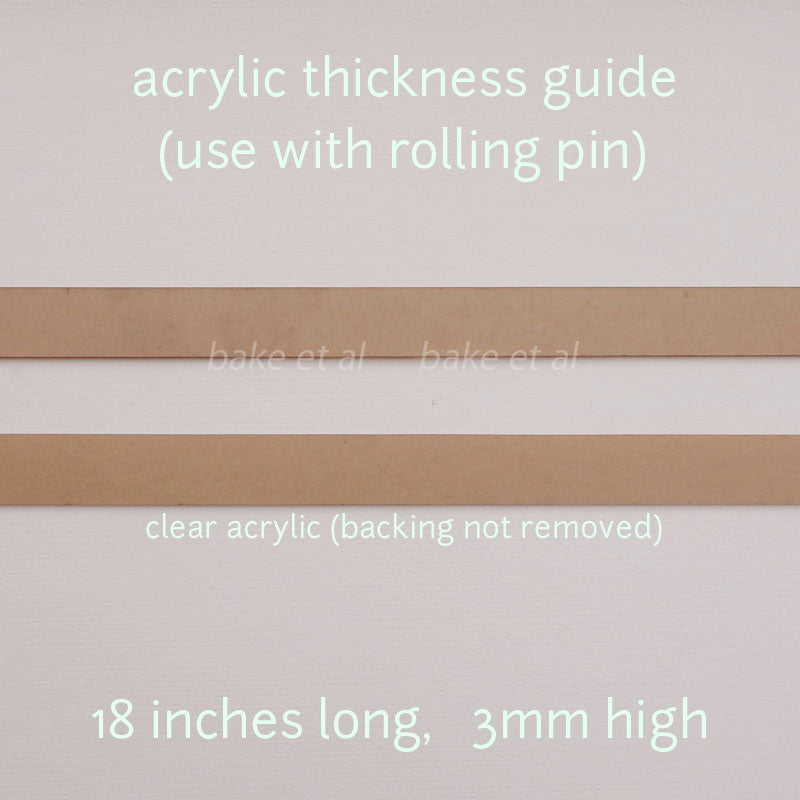 acrylic thickness guide (pair) – bake
