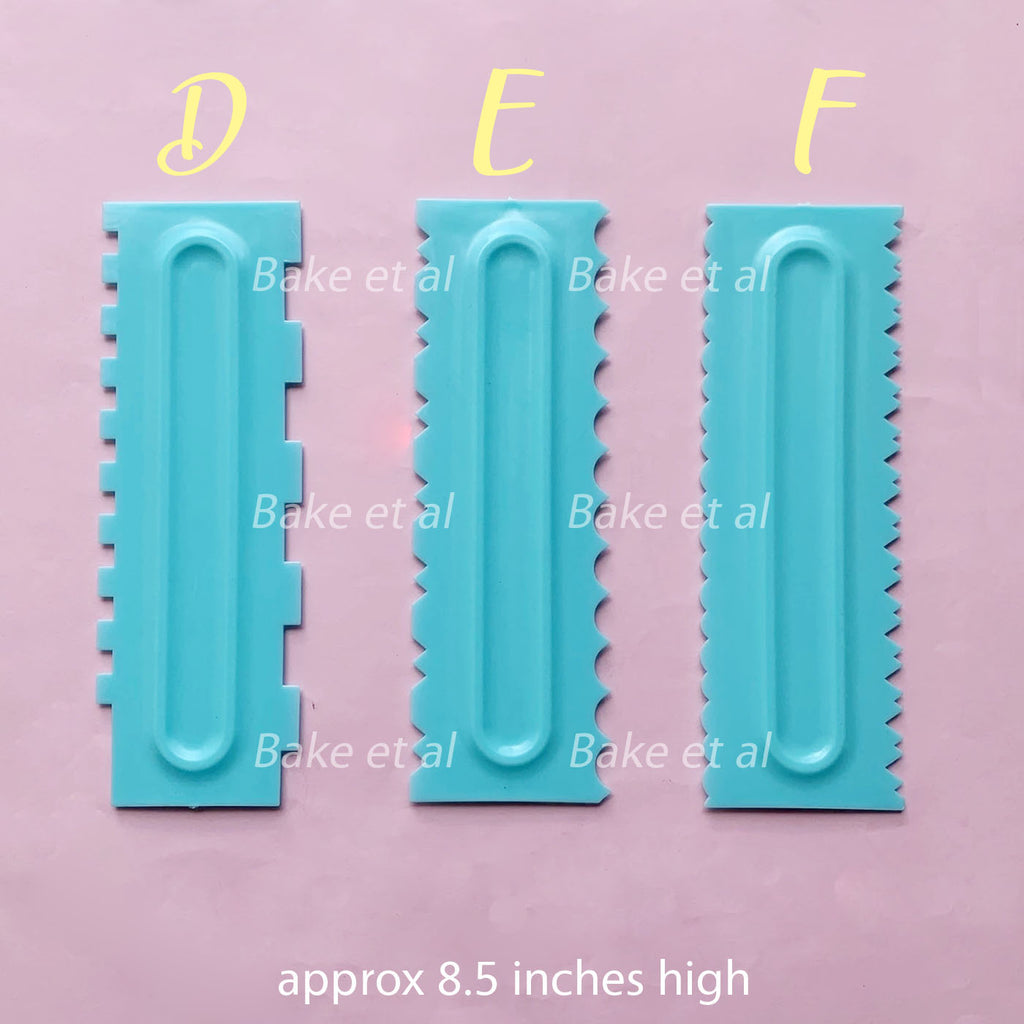 cake comb / scraper – bake