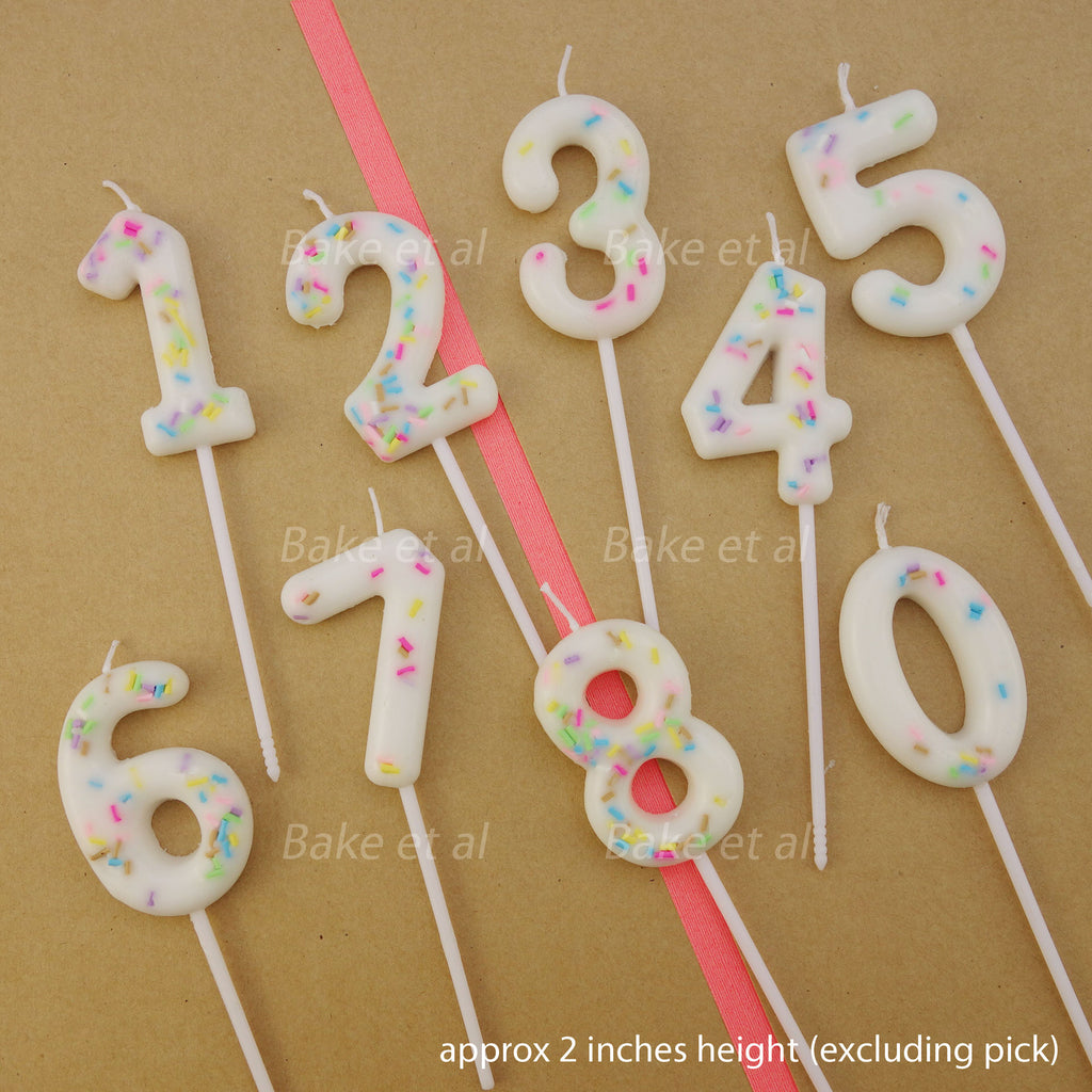 candle number sprinkles – bake