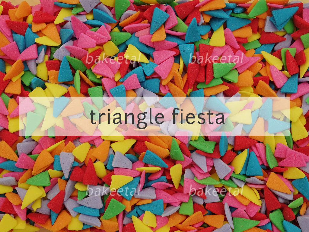 sprinkles triangle fiesta – bake