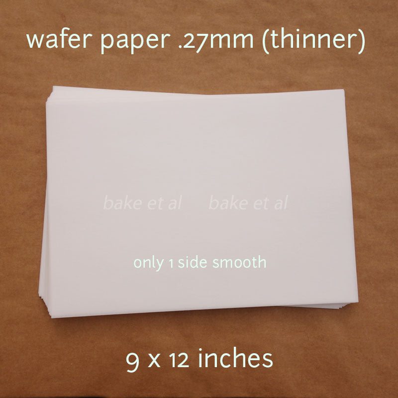 wafer paper – bake
